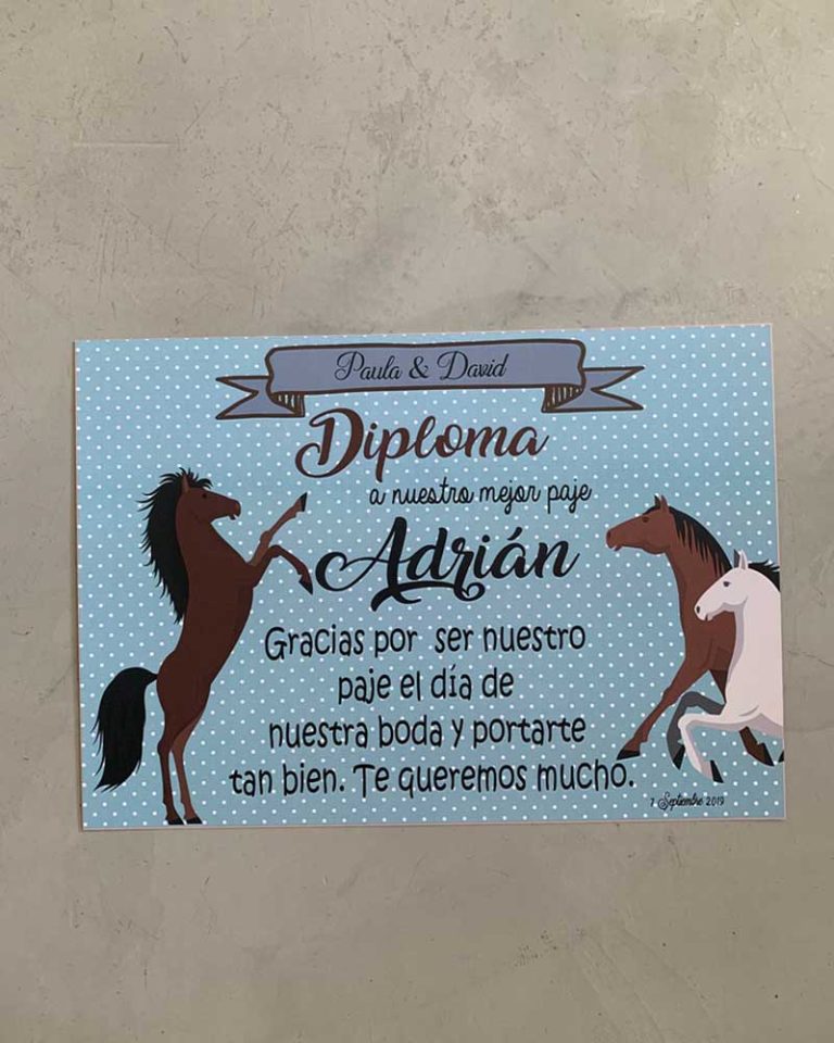 Diploma Caballos - Las Pitxiak de la Cabra