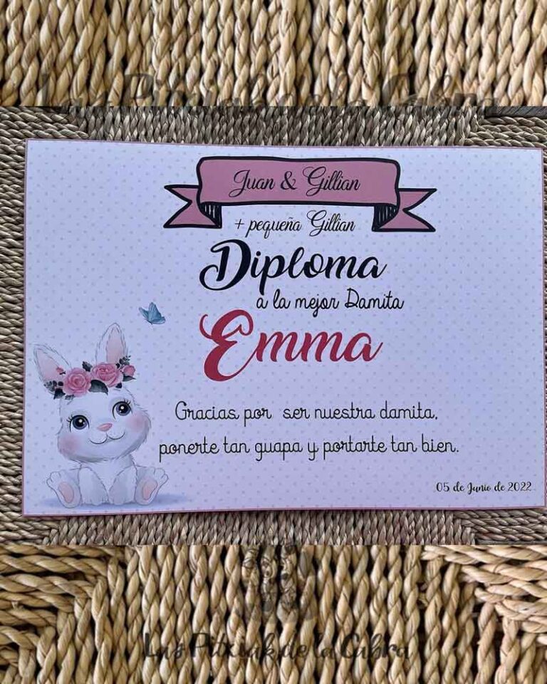 Diploma Conejito - Las Pitxiak de la Cabra