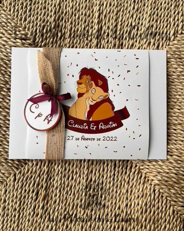 Invitación Rey León - Las Pitxiak de la Cabra