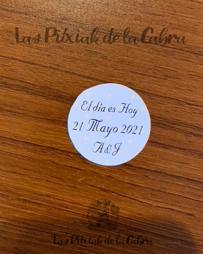 Pegatina El día es Hoy - Las Pitxiak de la Cabra